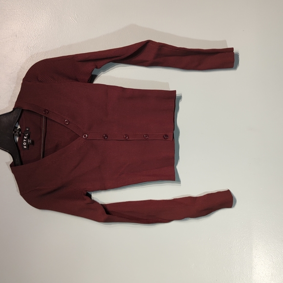 Motel Rocks | Sweaters | Motel Rocks Lemuria Ribbed Cardigan Brown In ...